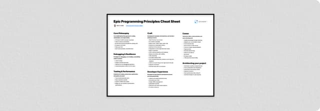Epic Programming Principles | Epic Web Dev