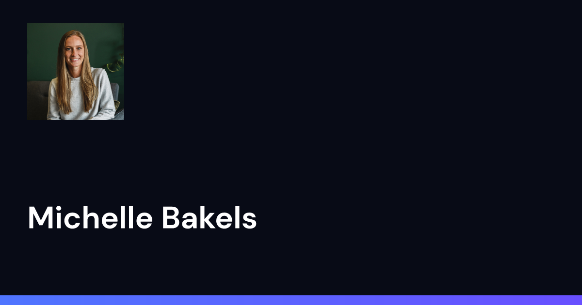 Michelle Bakels is speaking at Epic Web Conf 2024 | Epic Web Dev